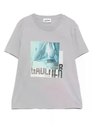 JEAN PAUL GAULTIER Graphic-print T-shirt - Grey