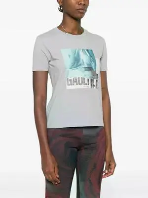 JEAN PAUL GAULTIER Graphic Print T-shirt - Grey