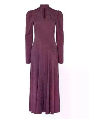 TEMPERLEY LONDON Floral-pattern Midi Dress