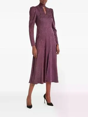 TEMPERLEY LONDON Floral-pattern Midi Dress
