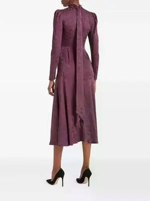 TEMPERLEY LONDON Floral-pattern Midi Dress