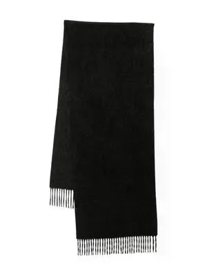 N.peal Large Woven Scarf - Grey