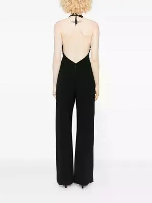 GEMY MAALOUF Embellished Halterneck Jumpsuit