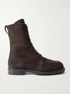 AeydĒ Tate Suede Lace-up Ankle Boots - Brown