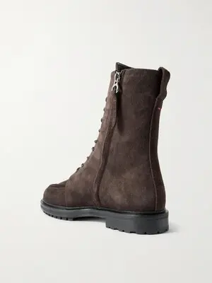 AeydĒ Tate Suede Lace-up Ankle Boots
