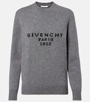 Givenchy Logo Wool And Cashmere Sweater