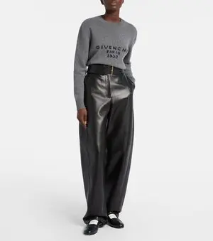 Givenchy Logo Wool And Cashmere Sweater