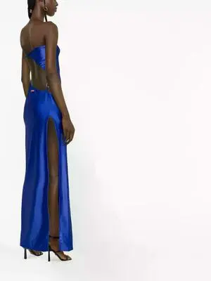 Heron Preston Strapless Dress With Carabiner Detail