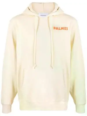 PALMES Slogan-print Cotton Hoodie