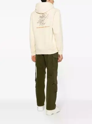 PALMES Slogan-print Cotton Hoodie