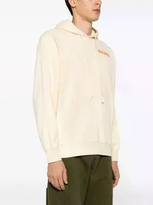 PALMES Slogan-print Cotton Hoodie
