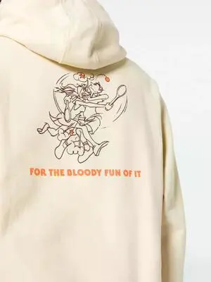 PALMES Slogan-print Cotton Hoodie