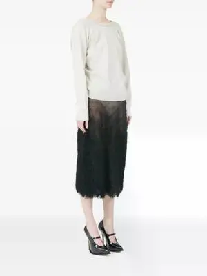 MAISON MARGIELA V-back Wool Sweater