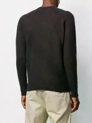 DRUMOHR Slim Fit Wool Jumper - Brown