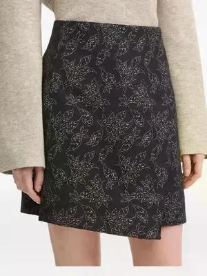 BRUUNS BAZAAR Floral Print Asymmetric Mini Skirt