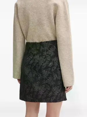 BRUUNS BAZAAR Floral Print Asymmetric Mini Skirt