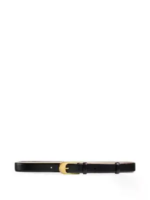 Khaite Dome Leather Belt - Black