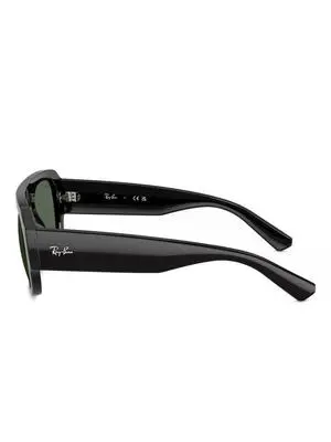 Ray-ban Shield Frame Tinted Sunglasses - Black