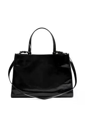 Zadig&Voltaire Jack Vintage Patent-leather Tote Bag - Black