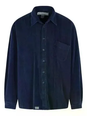 ERL Corduroy Patch-pocket Shirt - Blue