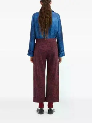 PIERRE-LOUIS MASCIA Geometric Print Trousers