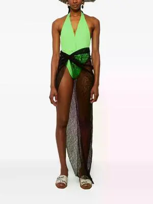 LAQUAN SMITH Lace Wrap Cover-up