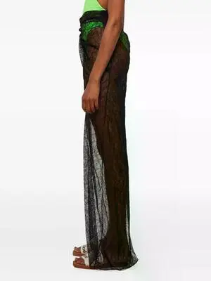 LAQUAN SMITH Lace Wrap Cover-up