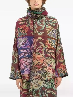 PIERRE-LOUIS MASCIA Geometric-pattern Wool Scarf