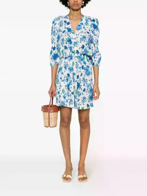 Zadig&Voltaire Ruz Floral-print Midi Dress - Neutrals