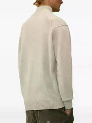 C.P. COMPANY Half-zip Sweater - Neutrals