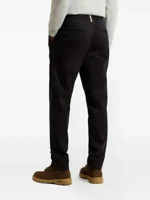 Woolrich Pleated Trousers With Drawstring - Black