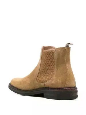 ASTORFLEX Elastic Panel Suede Chelsea Boots - Neutrals