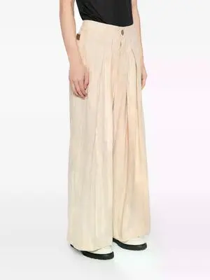 COMMUNS Striped Wide-leg Trousers