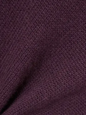 LISA YANG Kristy Cashmere Sweater - Burgundy