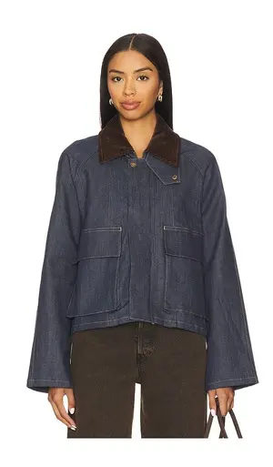 Steve Madden Justina Denim Jacket - Denim-dark