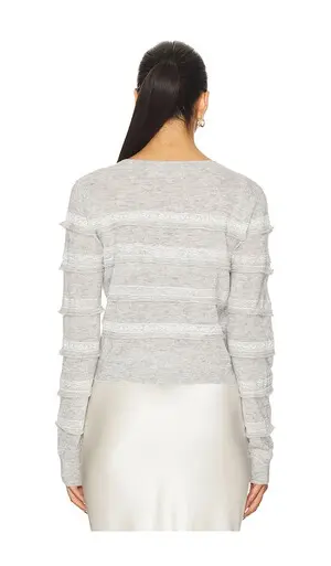 LoveShackFancy Claralise Cardigan With Ribbon Detailing