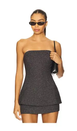 House Of Harlow 1960 Samia Top - Grey