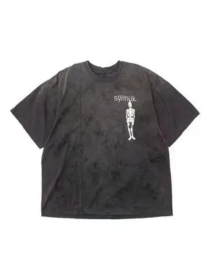 DOUBLET Skeleton-print Tie-dye T-shirt
