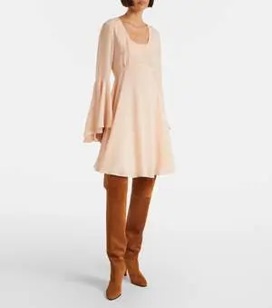 Chloé Eve 85 Suede Over-the-knee Boots - Brown