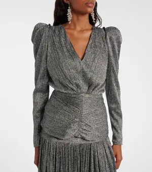 Isabel Marant Étoile Marlin Embellished Top - Silver