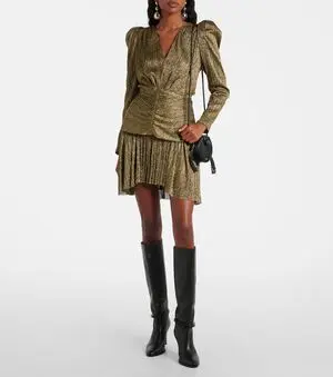 Isabel Marant Étoile Eloise Asymmetric Embellished Miniskirt