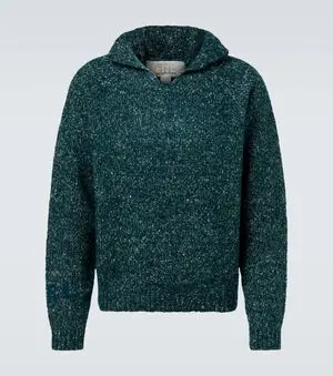 ERL Alpaca, Wool, And Cotton-blend Knit Sweater - Green