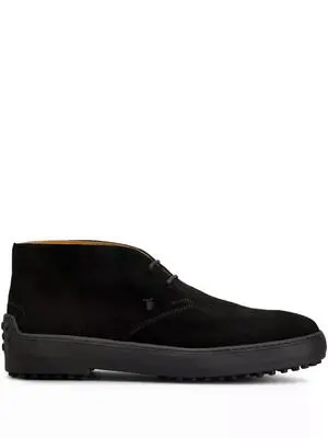 TOD'S Suede Desert Boots - Black
