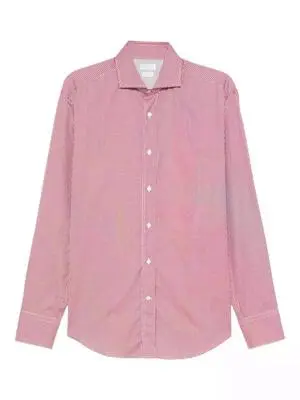 Brunello Cucinelli Gingham Shirt - Red