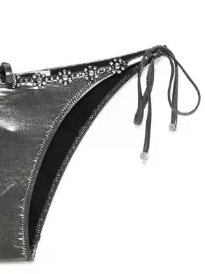 Agent Provocateur Embellished Tie-side Bikini Bottoms