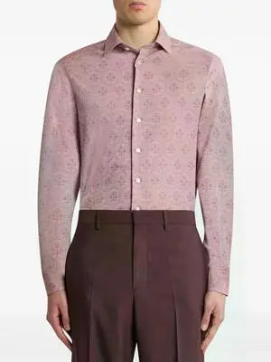 Etro Jacquard Floral Buttoned Shirt