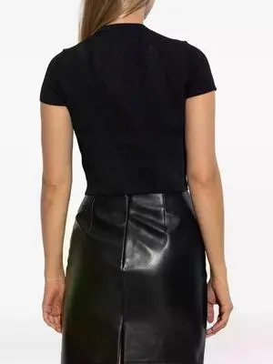 Givenchy Ribbed Cropped T-shirt