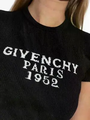 Givenchy Ribbed Cropped T-shirt
