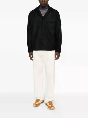 C.P. COMPANY Flap-pocket Hooded Jacket - Black