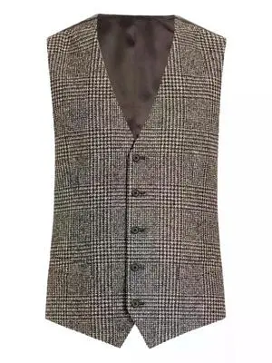 Dolce & Gabbana Glen Check-pattern Waistcoat